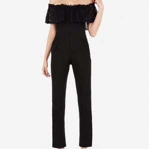 Express | Pants & Jumpsuits | New Current Express Lace Off Shoulder ...